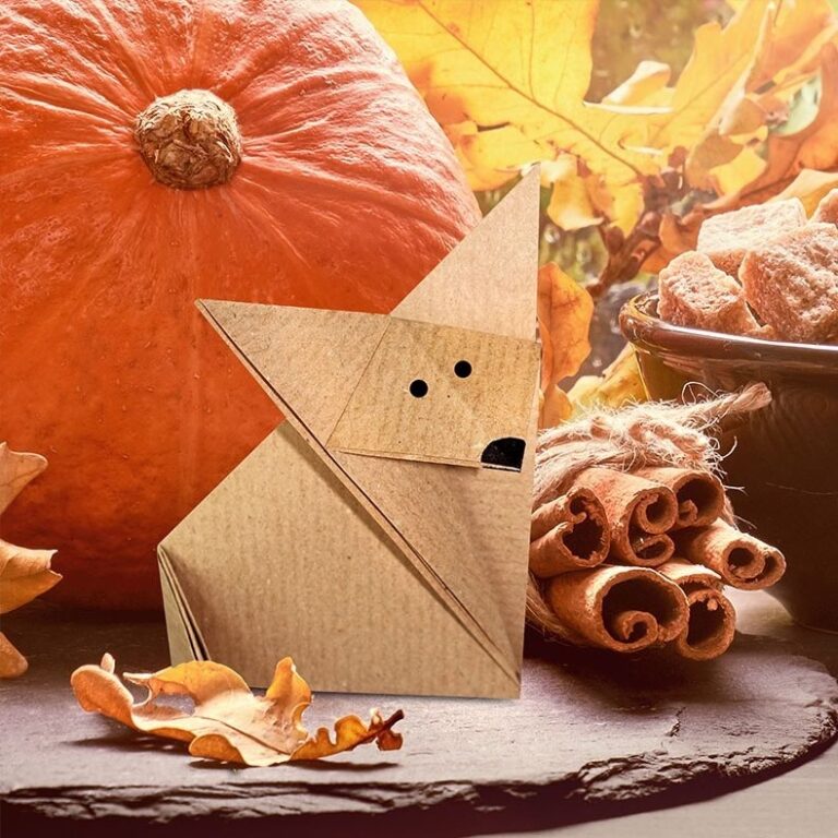 Origami Füchse mit Faltanleitung – aus dem Kreativ-Blog der ...