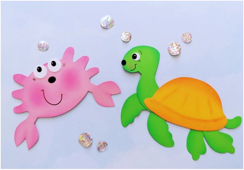 Wassertiere für die maritime Sommerdeko