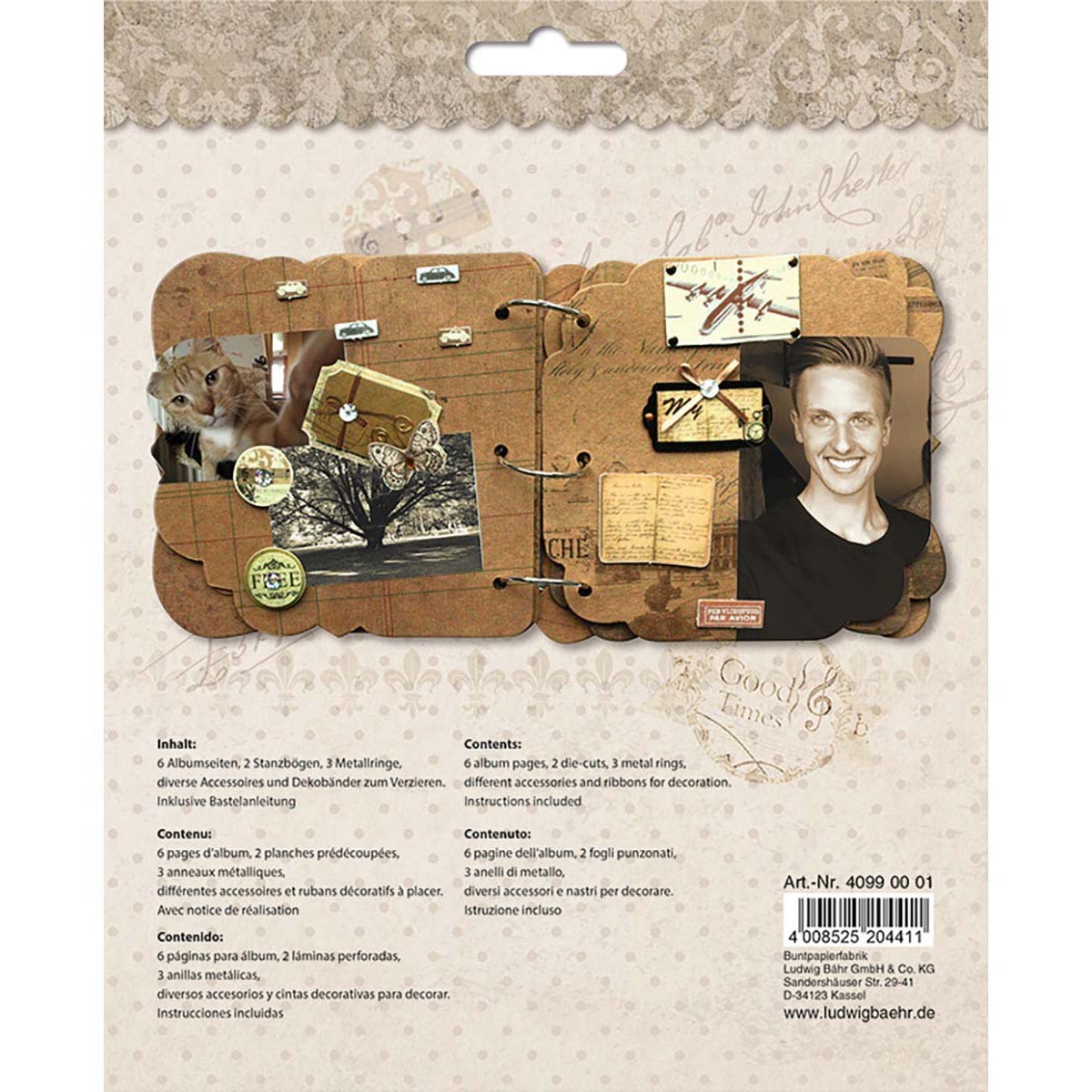 Bastelset Memory Book Kit