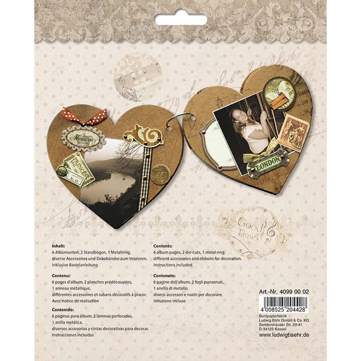Bastelset Memory Book Kit