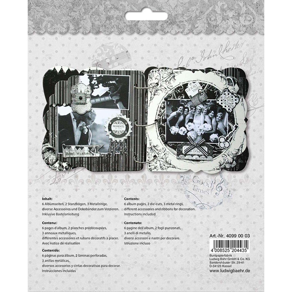 Bastelset Memory Book Kit