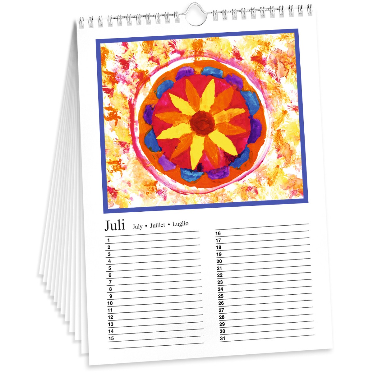 Mal- und Bastelkalender DIN A4