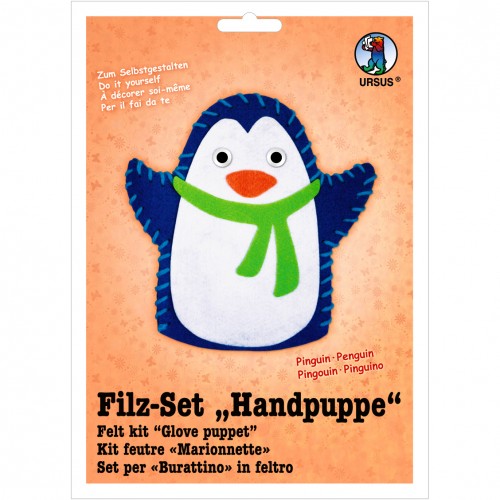Filz-Set "Handpuppe" Pinguin