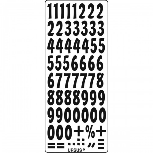 Kreativ Sticker "Zahlen" schwarz